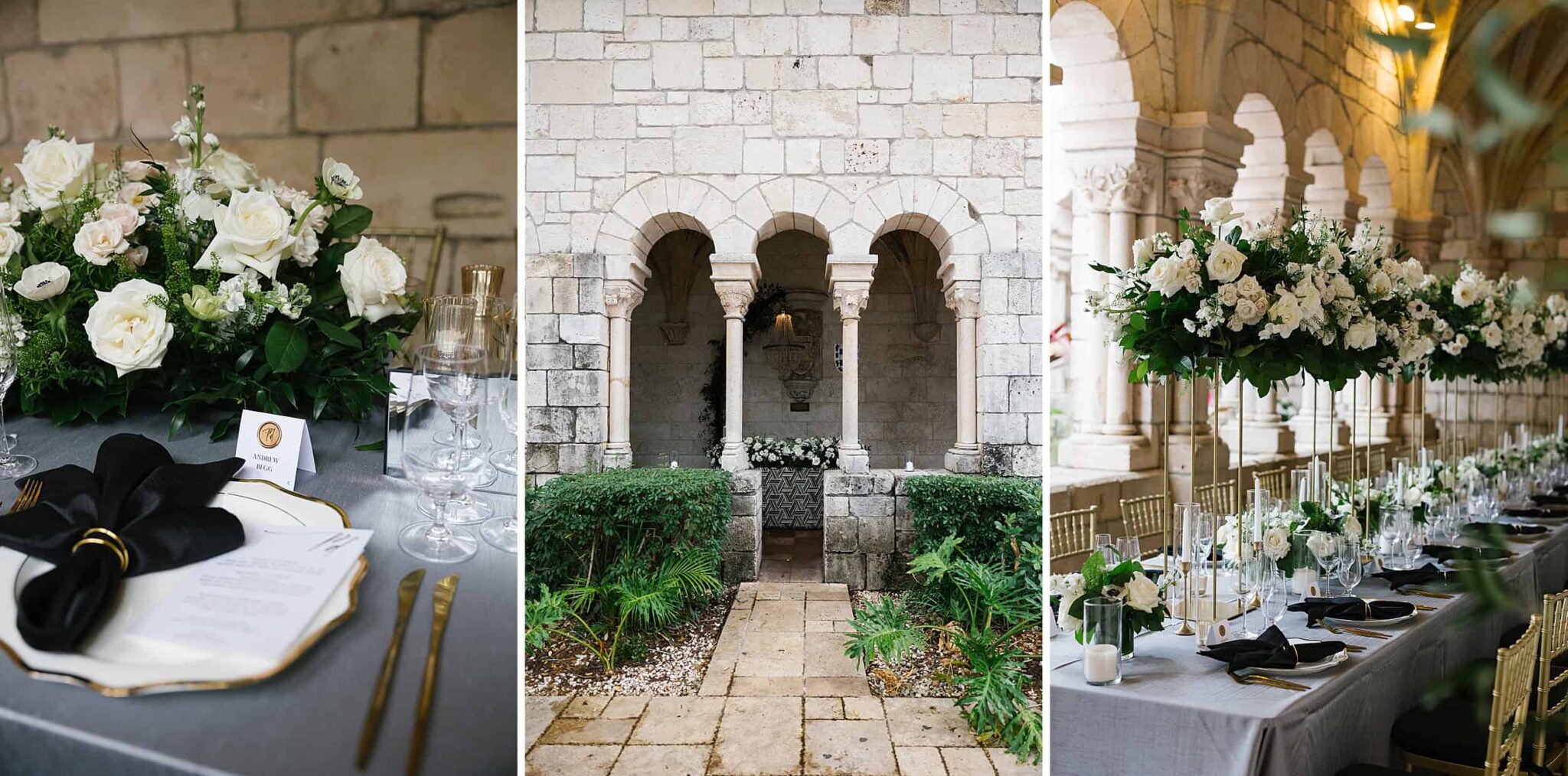 A Fashion-Forward Miami Wedding at The Spanish Monastery - Carolina ...