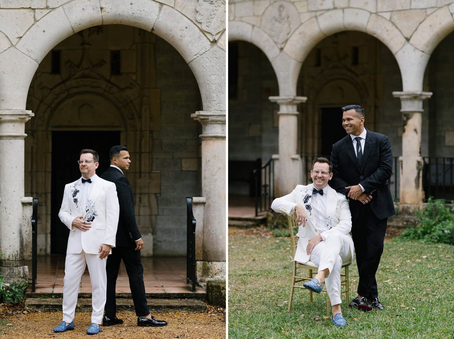 A Fashion-Forward Miami Wedding at The Spanish Monastery - Carolina ...